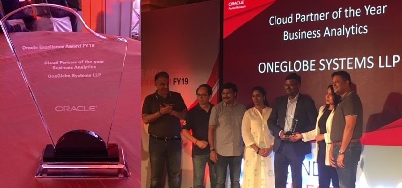OneGlobe Wins Cloud Business Analytics | Partner of the Year